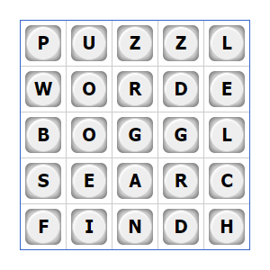 Boggle - juego de búsqueda de palabras en línea
